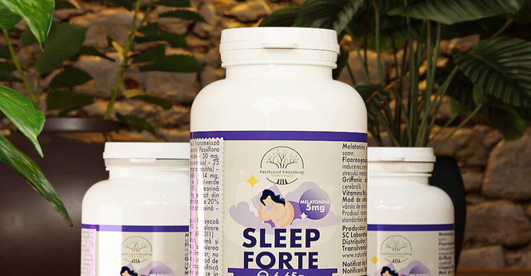 Sleep Forte + Melatonină 5 mg – Somn profund și natural – Natural Healing
